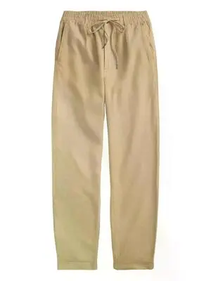 Polo Ralph Lauren Straight-leg Trousers With Drawstring Waist - Neutrals