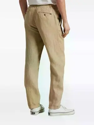 Polo Ralph Lauren Straight-leg Trousers With Drawstring Waist - Neutrals