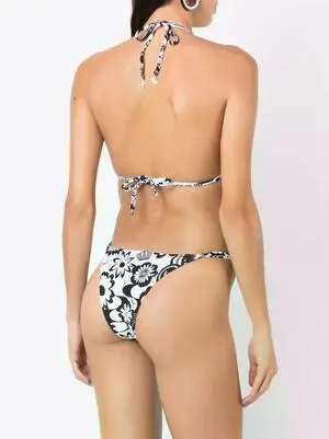 AMIR SLAMA Floral-print Bikini Set