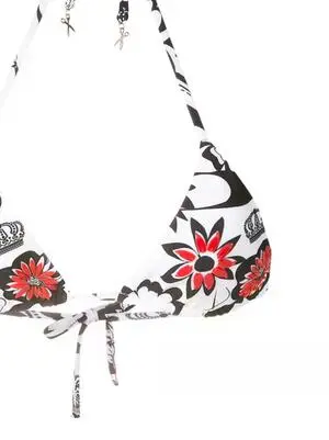 AMIR SLAMA Floral-print Bikini Set