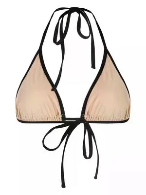 TOTEME Stripe Tie Bikini Top