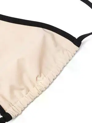 TOTEME Stripe Tie Bikini Top