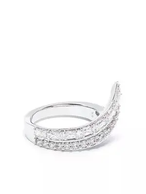 SWAROVSKI Hyperbola Band Ring - Silver