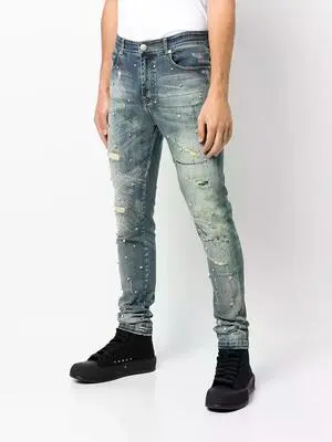 GOD'S MASTERFUL CHILDREN Shadow Embellished Skinny Jeans
