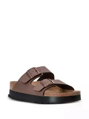 BIRKENSTOCK Arizona Platform Sandals - Brown