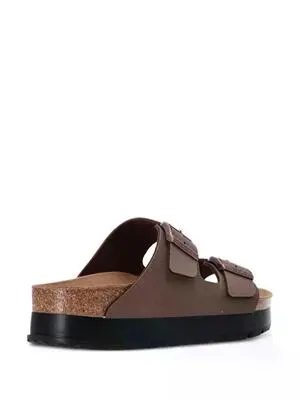 BIRKENSTOCK Arizona Platform Sandals - Brown