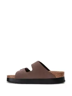 BIRKENSTOCK Arizona Platform Sandals - Brown