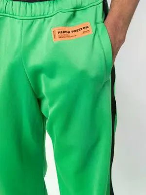 Heron Preston Logo-patch Track Trousers - Green