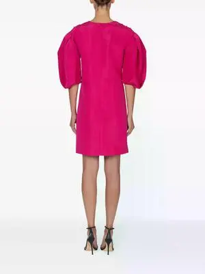 Carolina Herrera Sequin-embellished Puff-sleeve Minidress