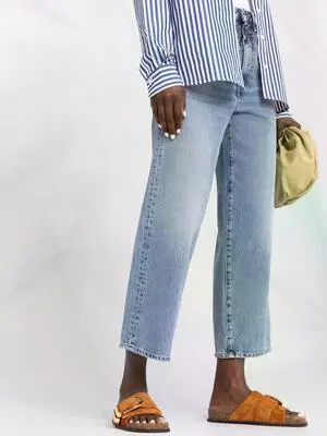 TOTEME High-waisted Wide-leg Jeans