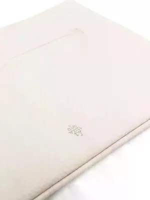 Eleventy Logo-stamp Leather Clutch Bag