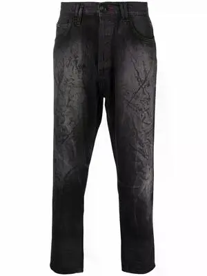 Philipp Plein Carrot-fit Denim Jeans