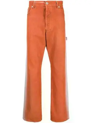 Heron Preston Gradient-effect Straight-leg Jeans