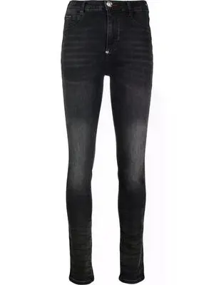 Philipp Plein Button Detailed Jeans For Women