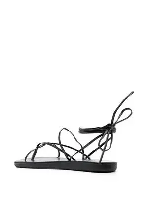 ANCIENT GREEK SANDALS Leather Ankle-tie Sandals