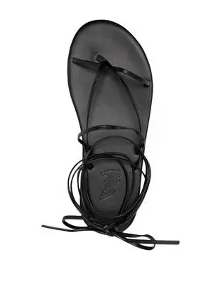 ANCIENT GREEK SANDALS Leather Ankle-tie Sandals