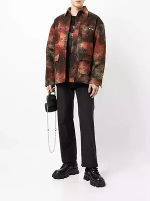 MISBHV Patterned Logo-patch Shirt