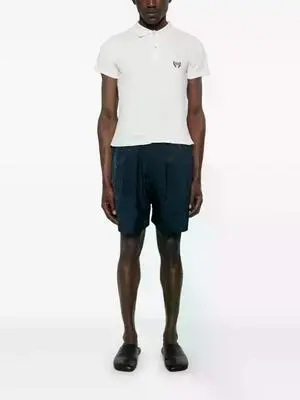 Balenciaga Logo-embroidered Polo Shirt - Grey
