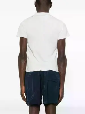 Balenciaga Logo-embroidered Polo Shirt - Grey