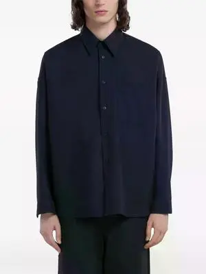 Marni Logo-tag Long-sleeve Shirt