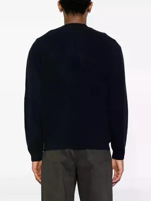 Maison Kitsuné Bold Fox Head Ribbed Cardigan