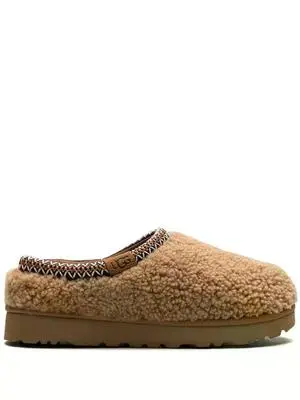 UGG Tasman Maxi Curly Slippers - Brown