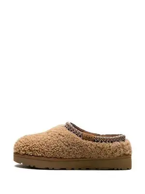 UGG Tasman Maxi Curly Slippers - Brown