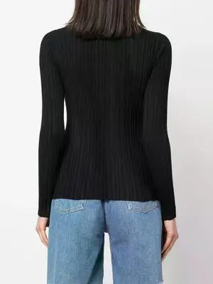 IRO PARIS Wrap-design Ribbed Top