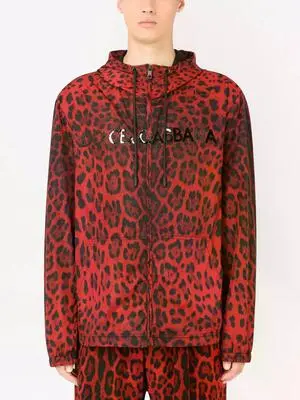 Dolce & Gabbana Leopard-print Hooded Jacket