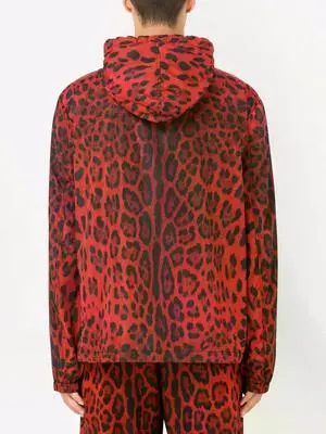 Dolce & Gabbana Leopard-print Hooded Jacket