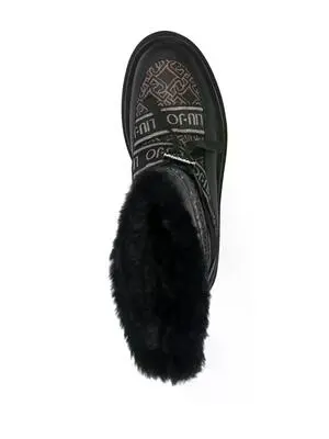 Liu Jo Monogram Print 70mm Ankle Boots
