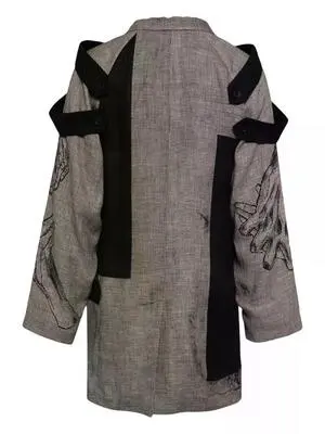 Yohji Yamamoto Layered Design Linen Blazer