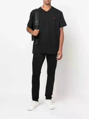 Polo Ralph Lauren V-neck Short-sleeve T-shirt - Black