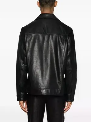 FREI-MUT Long-sleeved Leather Jacket