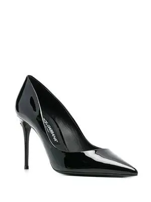 Dolce & Gabbana 90mm Cardinale Patent Leather Pumps