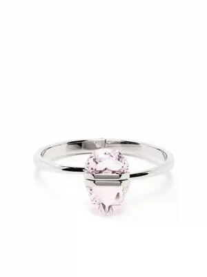 SWAROVSKI Lucent Crystal Bangle Bracelet - Silver