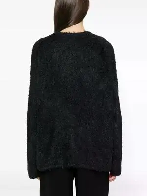 TOTEME Silk Sweater - Black