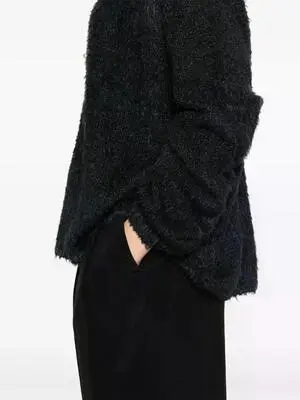 TOTEME Silk Sweater - Black