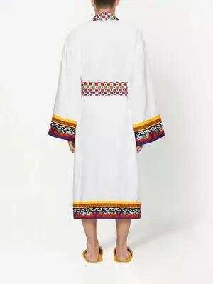 Dolce & Gabbana Terry Bath Robe - White