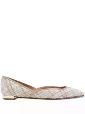 Aquazzura Pointed Toe Flats For Women