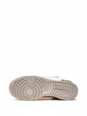 Nike X Off White Dunk Low Lot 17 Sneakers - Grey