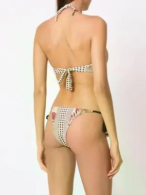 AMIR SLAMA Polka-dot Print Bikini