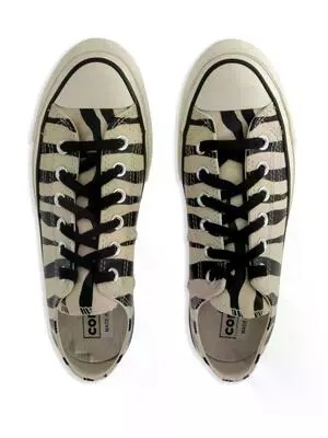 CONVERSE Zebra Print Trainers - Neutrals