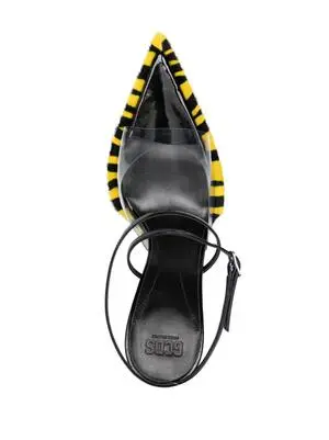 Gcds Zebra Rider 125mm Stiletto Sandals