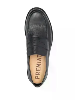 Premiata Penny Slot Leather Loafers - Blue