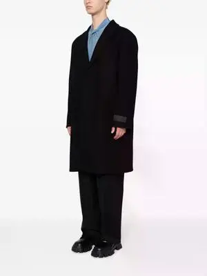 Valentino Garavani Single-breasted Virgin Wool Blend Coat