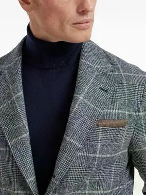 Brunello Cucinelli Silk Pocket Square - Brown