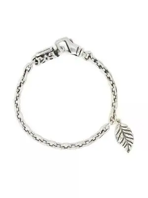 Emanuele Bicocchi Leaf-detail Chain-link Bracelet