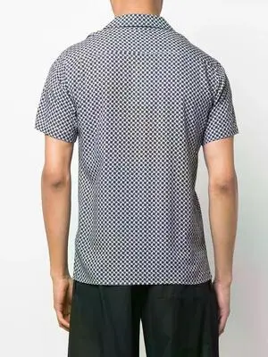 Orlebar Brown All-over Graphic-print Shirt - Blue