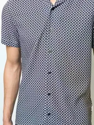 Orlebar Brown All-over Graphic-print Shirt - Blue